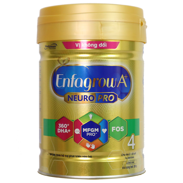 Sữa Enfagrow A+ 4 830G MFGM Pro & DHA (2-6 tuổi)
