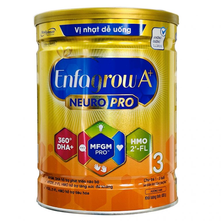 Sữa Enfagrow A+ 3 MFGM Pro & DHA 830G (1-3 tuổi)