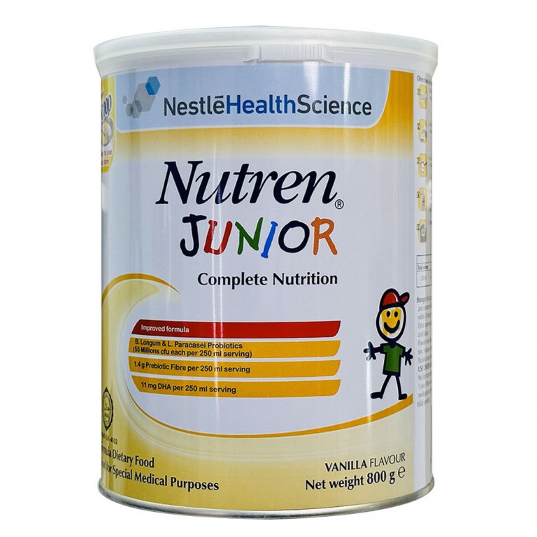 Sữa Nutren Junior Nestle Thụy Sĩ giúp trẻ tăng cân nhanh và an toàn