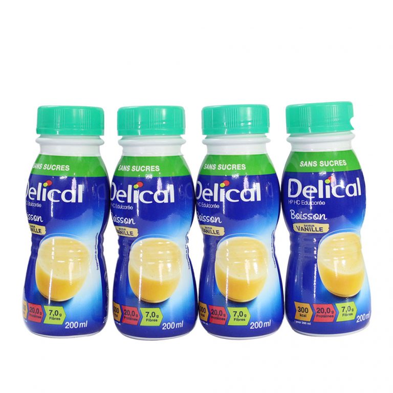 Sữa Delical Boisson Vanille 200ml (Lốc 4 Chai) Nhập khẩu từ Pháp